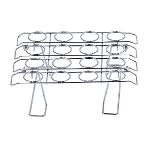 URRNDD Folding Baking Rack, 16-Hole Folding Baking Rack Ice Cream Rack Stand Cone Cupcake Holder for Wedding Birthday 9x21x27.5cm
