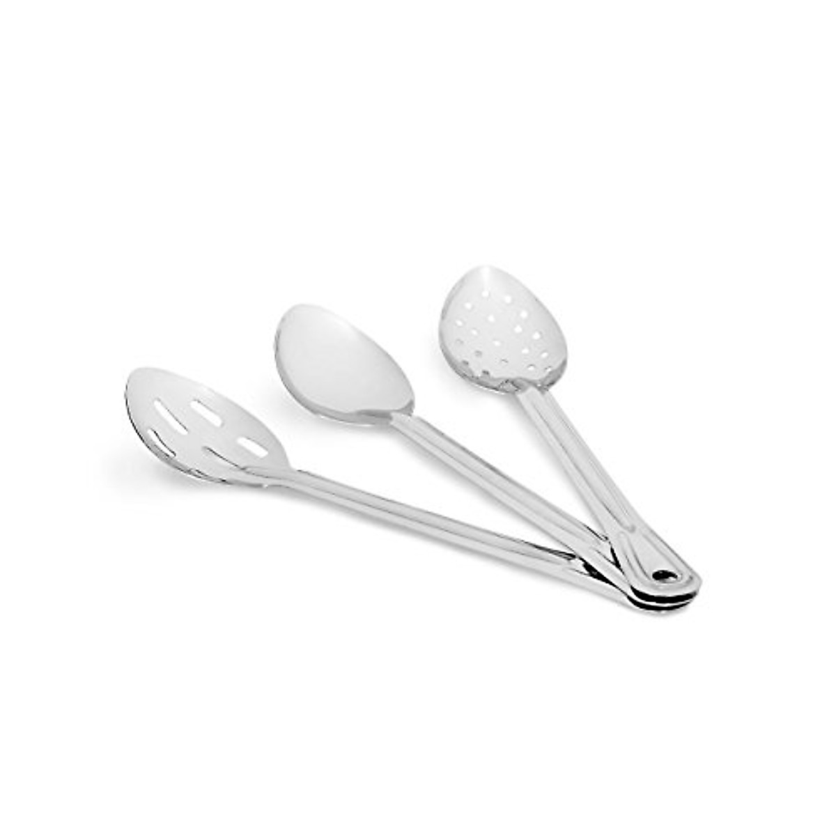 Artisan Serving Spoon Set, 13 inches, Silver