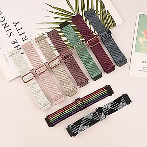 Meliya Bands for Gizmo Watch 3 2 1 / Gabb Watch, 20mm Quick Release Soft Nylon Sport Replacement Watch Strap for Verizon Gizmo Smart Watch 3 2 1 (Milk Tea)