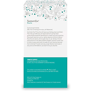 Summer's Eve Douche Fresh Scent 4.5 oz Size (Pack of 2) pH Balanced, Dermatologist & Gynecologist Tested