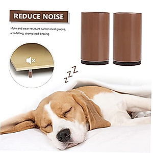 GRIRIW 2pcs Thickened Table Mat Circle Chair Desk Riser Desk Protector Adjustable Furniture Legs Chair Leg Risers Bed Riser Chair Feet Protectors Desk Leg Protective Cover Chair Feet Caps