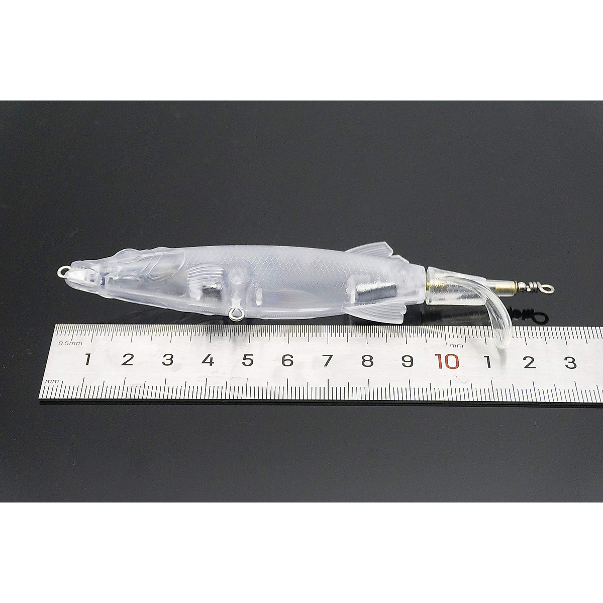 Free Oval Eye 5pcs Unpainted Plopper Bait Fishing Hard Clear Lure Body 130mm 13.6g Blank Lures PL3