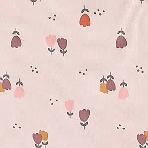 Gerber Baby Girl's Toddler 2-Pack Double Ruffle Long Sleeve Tops, Pink & Purple, 2T