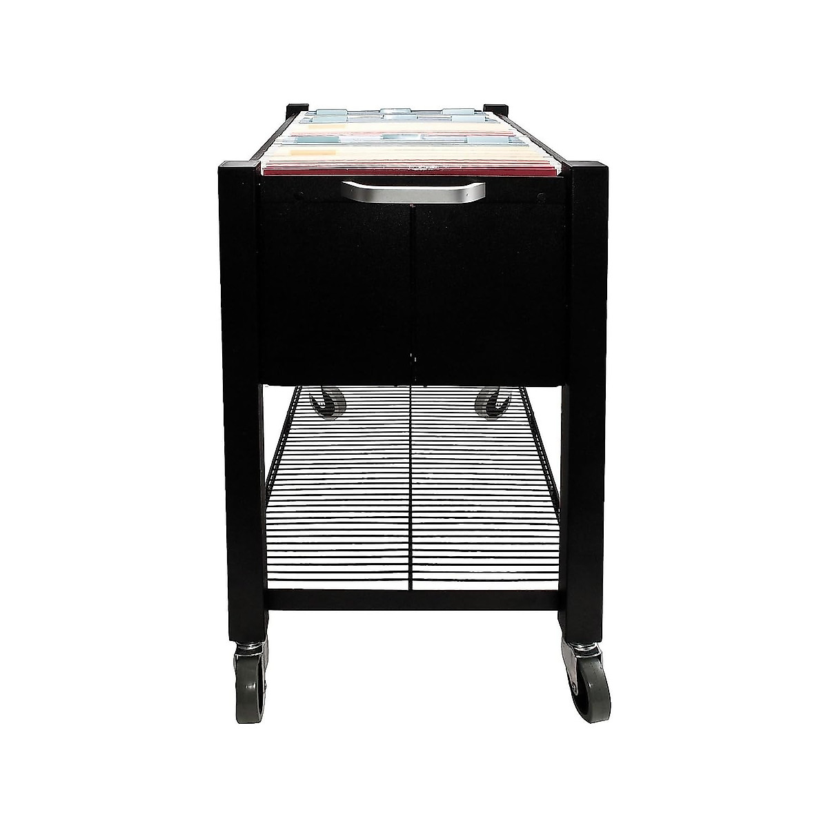 Vertiflex Vf53000 Instacart File Cart, 14-1/4W X 28-1/2D X 27-3/4H, Black