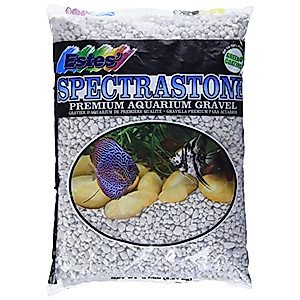 Spectrastone Special White Aquarium Gravel for Freshwater Aquariums, 5-Pound Bag