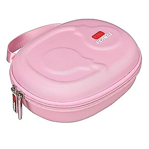 FBLFOBELI Headphone Cases EVA Hard Storage Case for JBL Tune 500BT/510BT/T450BT/710BT/JBL Live 650 BT NC On-Ear Wireless Bluetooth Headphone, Travel Protective Bag (Pink)