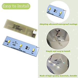 SW-BX02B Refrigerator LED Light Board and Refrigerator Bulb Replacement for Frigidaire LED Light，Refrigerator LED Light Module ZBE2350HCA(2pc)