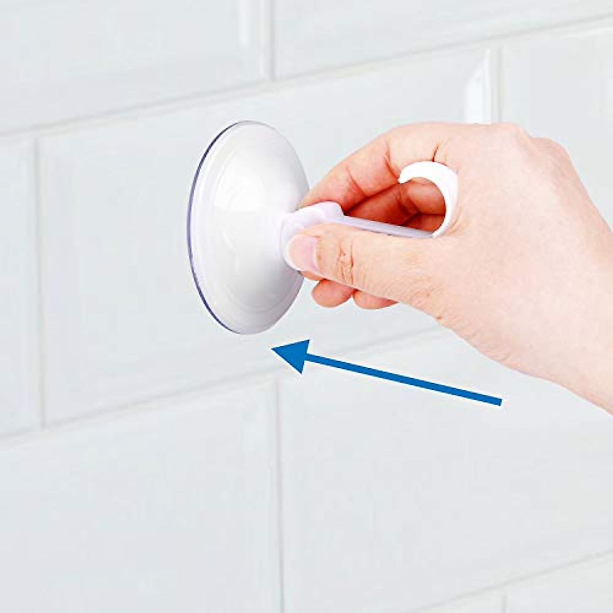 Suction Cup Hooks, Pack of 12 - Locking System - Extra Strong Vacuum Suction Power - Ideal Kitchen or Bathroom Hangers - for Towels, Bathrobes, Coats, Pans, Tools, etc. - No Drilling, Screws or Glue.