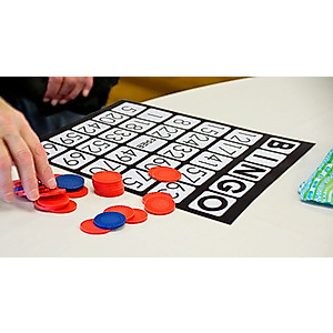 Royal Bingo Supplies EZ Readers Large-Format 8.5" x 11" Bingo Cards with Jumbo 1-inch Numbers (Pack of 50)