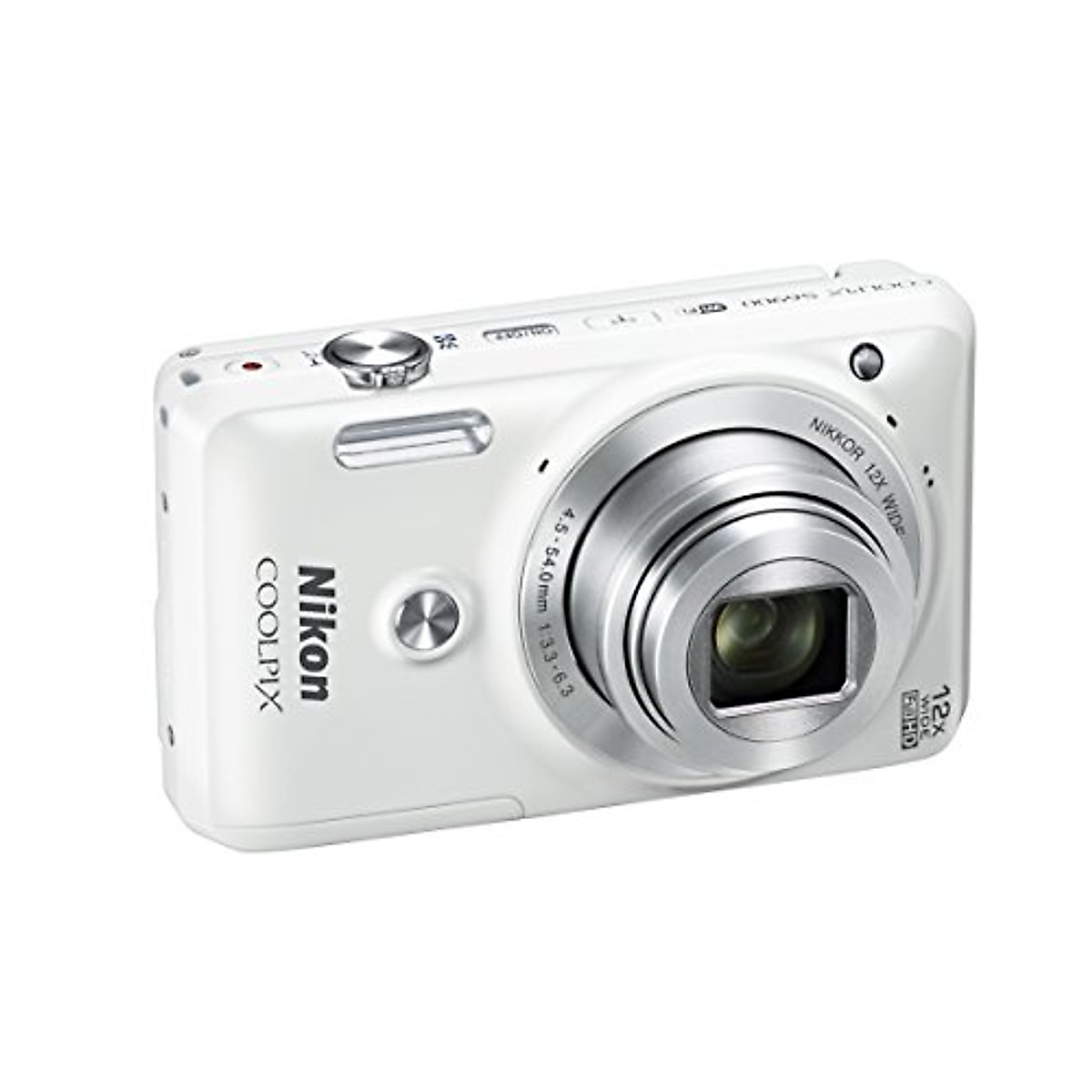 Nikon COOLPIX S6900 16MP Digital Camera with 12x Zoom, Natural White (International Version, No Warranty)