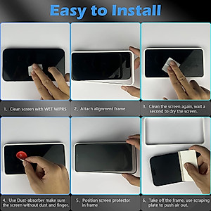 imluckies [2 Pack Matte Privacy Screen Protector for iPhone 14 Pro Max, Anti-Glare & Anti Fingerprint, Dynamic Island Compatible, Anti-Spy Private Tempered Glass Smooth Film, Easy Install 6.7"