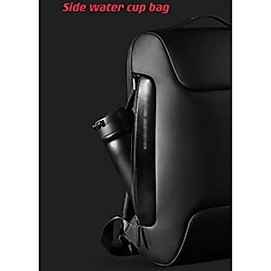 Light Oxford Cloth Business Backpack，Men Ultra-Thin Waterproof Computer Daypack，Expandable、Leisure、Outdoor Travel Rucksack Trip (Color : Light Gray, Size : 15.6inchs)