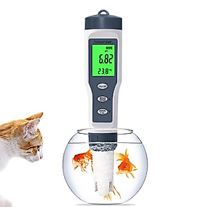 Paddsun 3 in 1 Digital PH Meter with ATC PH Tester, TDS/PH/Temperature Meter, 0.01 Resolution High Accuracy Pen Type Tester, Water Tester for Water, Wine, Spas and Aquariums