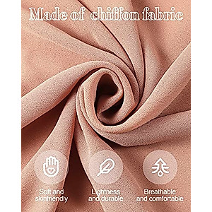 Wesiti 12 Pcs Women Chiffon Silk Scarf Shawl Wrap Soft Lightweight Solid Color Chiffon Hijab Scarf Long Fashion Scarves(Stylish Colors)