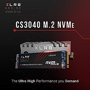 PNY XLR8 CS3040 1TB M.2 NVMe Gen4 x4 Internal Solid State Drive (SSD) - M280CS3040-1TB-RB