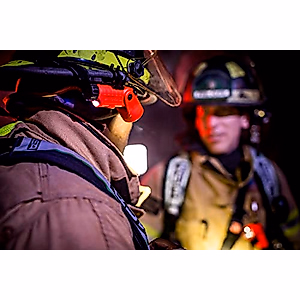 Streamlight 88901 Vantage 180 X Helmet Mounted and Right Angle Firefighter Flashlight with Helmet Bracket, Orange