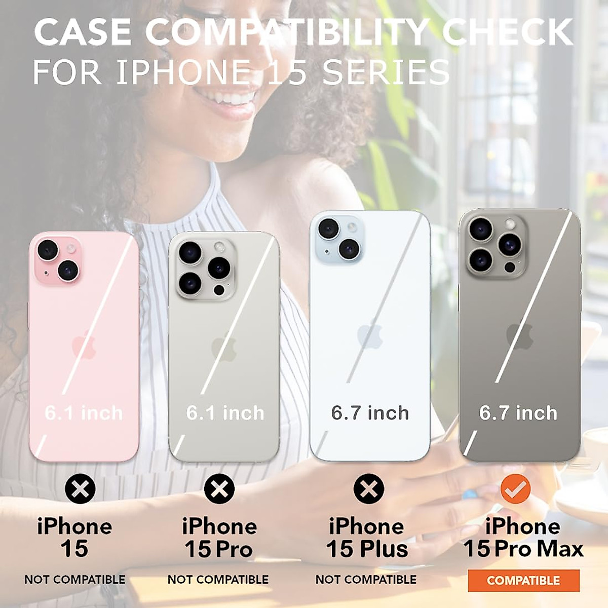 uCOLOR Compatible with iPhone 15 Pro Max 6.7" Wallet Case with Card Holder Slot Folio Flip Leather Kickstand Magnetic Clasp RFID Blocking Design Cover 15PM 6.7 Inch (Navy Blue Flowers)