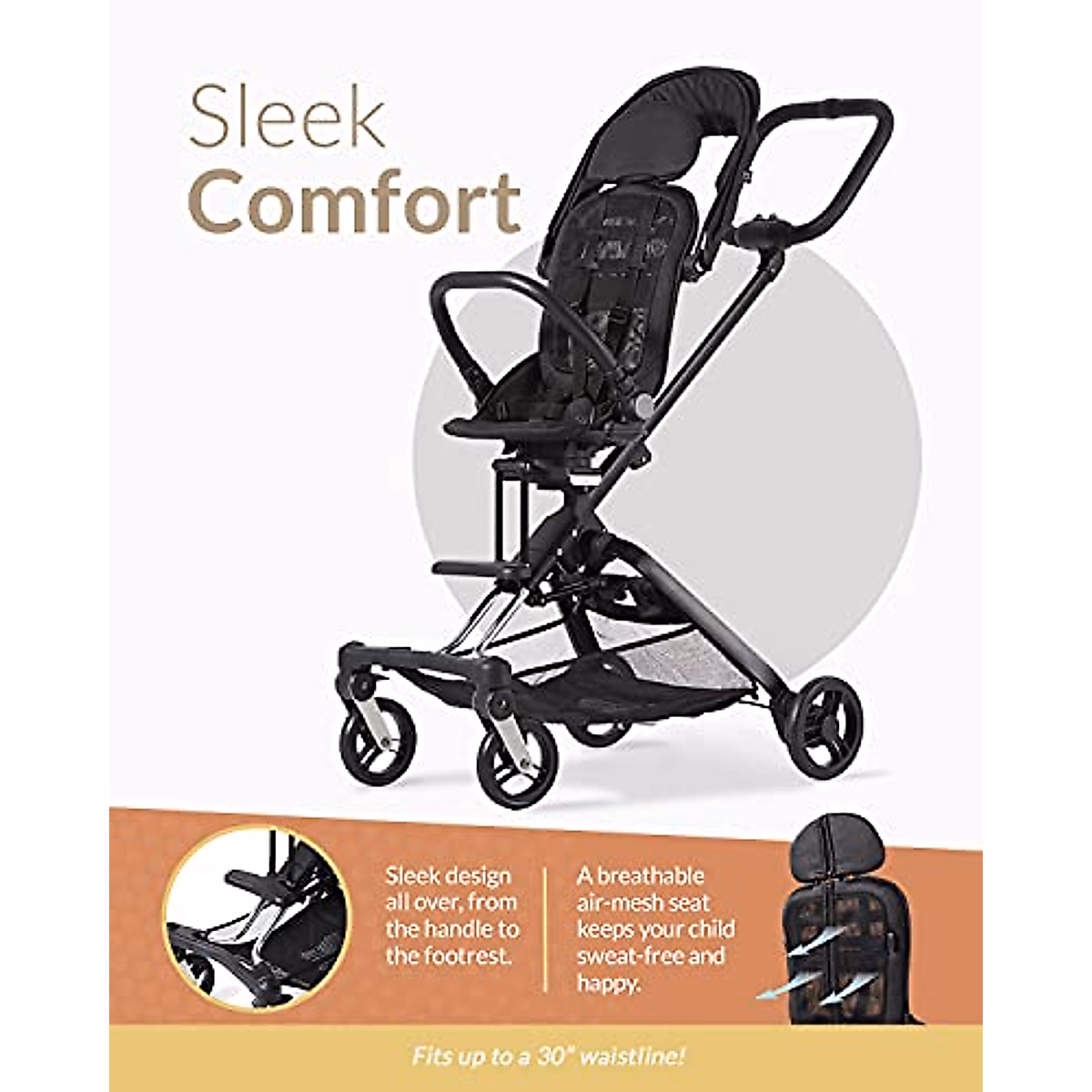 Unilove On The Go 2-in-1 Lightweight and Frame Stroller with Reversible ...