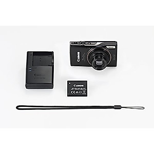 Canon PowerShot ELPH 360 Digital Camera w/ 12x Optical Zoom and Image Stabilization - Wi-Fi & NFC Enabled (Black) (Renewed)
