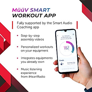 Stamina X Power Tower with VKR - Dip Bar Pull Up Bar Station with Smart Workout App - Dip Bars for Home Workout - Up to 250 lbs Weight Capacity - Red