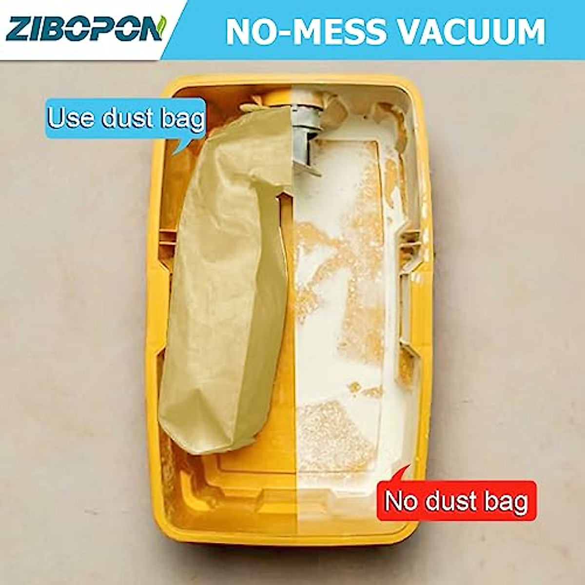 10 Pack DXVA25-4040 Dust Bag-4 gallon Replacement for DEWALT DXV04T 4 Gallon Wet/Dry Vacuum