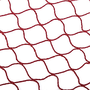 MAVIS LAVEN Badminton Net Set, Polypropylene Fiber, 6.5 x 0.5 m, Jujube Red