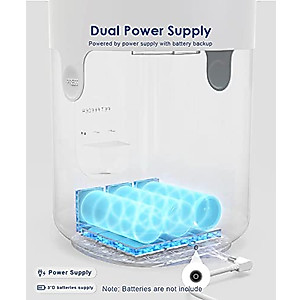 Flurff Automatic Cat Feeder, 6L WiFi Enabled Smart Pet Feeder with Stainless Steel Bowl, Auto Dog Feeder with APP Control, 1-10 Meals Per Day, 10s Voice Recorder