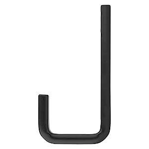 National Hardware N337-915 Reed Modern Hook, 4", Matte Black