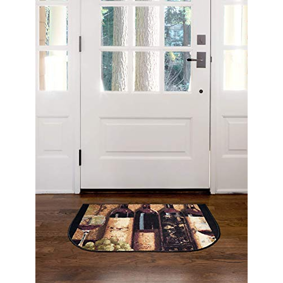 Brumlow MILLS Wine Botique Area Rug for Kitchen, Dining, Bedroom, Living Room and Home Decor, 19" x 32", Tan