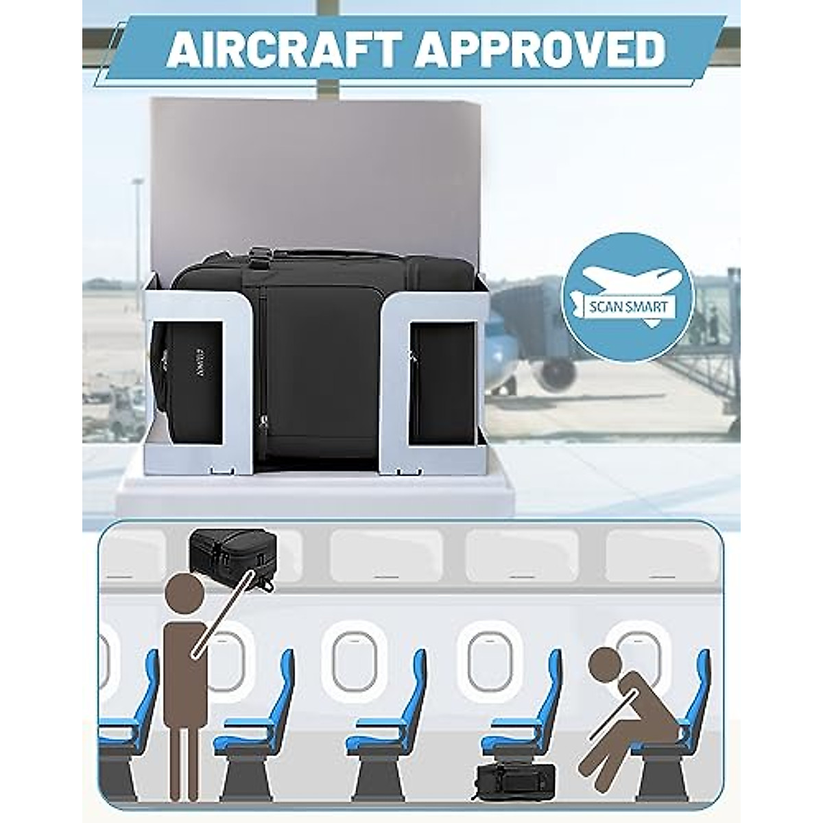 ZOMFELT Carry on Backpack for Women with Shoes Compartment, Flight Approved Travel Backpack with USB Charging Port, TSA 17.3inch Waterproof Laptop Bag Large Casual School Daypack for Weekender