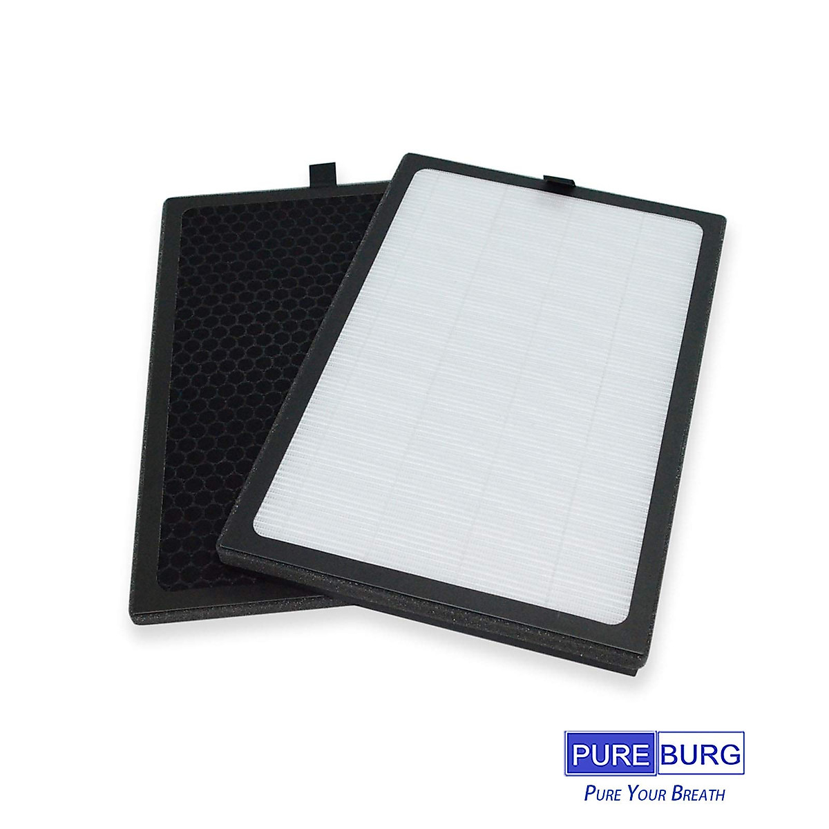 PUREBURG Replacement HEPA filter Set Compatible with Bluemyst Air Purifier,BA1180WK