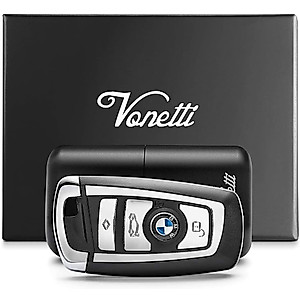 VONETTI Alpha Shield Bello - Premium RFID Signal Blocker Box - Smart Car Key Faraday Signal Protector, Keyless Go RFID Blocking Case, Crypto Wallet Safe Box, Signal Blocker Faraday Tin (Black)