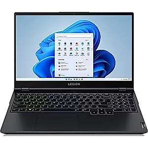 Lenovo Legion 5 Gaming Laptop, 15.6" FHD Display, AMD Ryzen 5 5600H, 16GB RAM, 1TB SSD, NVIDIA GeForce RTX 3050Ti, RJ45, Wi-Fi 6, Webcam, HDMI, Windows 11H, Phantom Blue, Free 64GB MicroSD Card