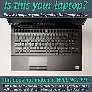 MIGHTY SKINS MightySkins Skin for Alienware AREA-51M R2 (2020) - Abstract Black | Protective, Durable, and Unique Vinyl Decal wrap Cover | Easy to Apply, Remove, and Change Styles | Made in The USA