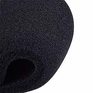 Mudder 10 Pack Foam Mic Cover Handheld Microphone Windscreen, Black