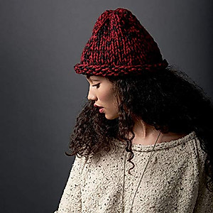 Bernat Softee Chunky Yarn, 3.5 Oz, Gauge 6 Super Bulky, Wine