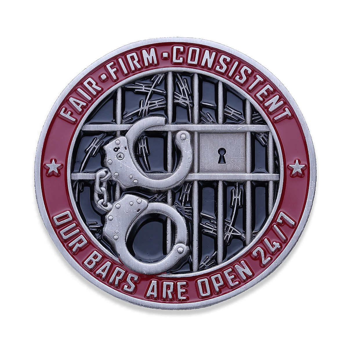 Corrections Officer Challenge Coin - U.S. Department of Cirrections Security Military Coin - Designed by Military Veterans! Military Challenge Coins