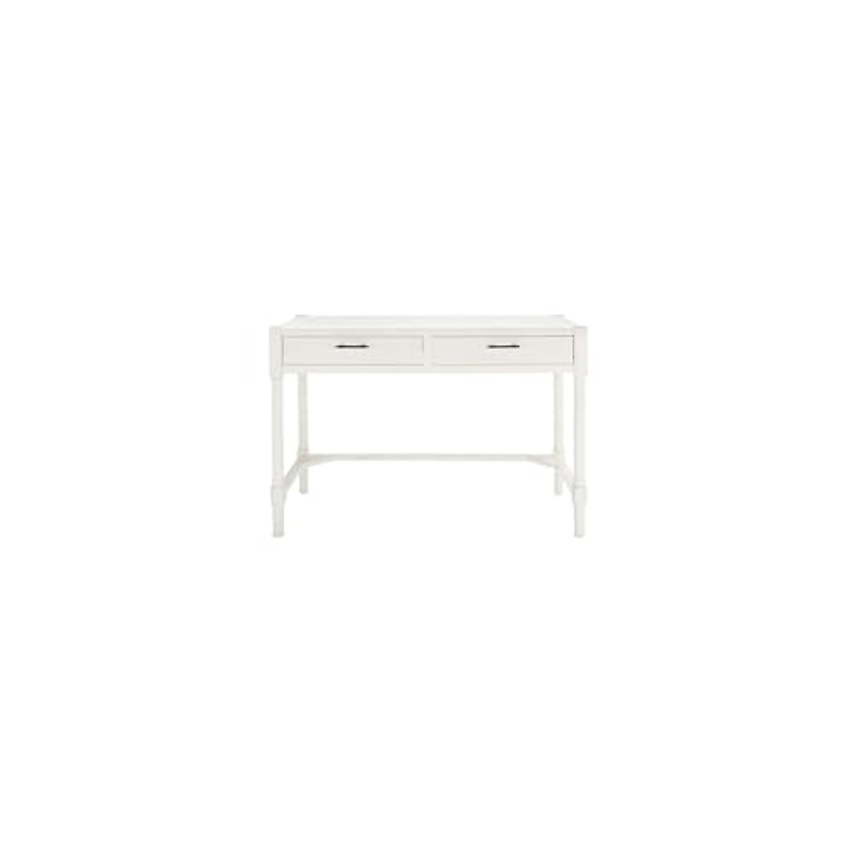 SAFAVIEH Home Collection Filbert Distressed White 2-Drawer Writing Desk DSK5701A