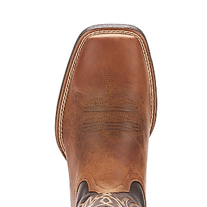 ARIAT Mens Sport Rustler Western Boot Brute Brown/Tack Room Black 13 Wide