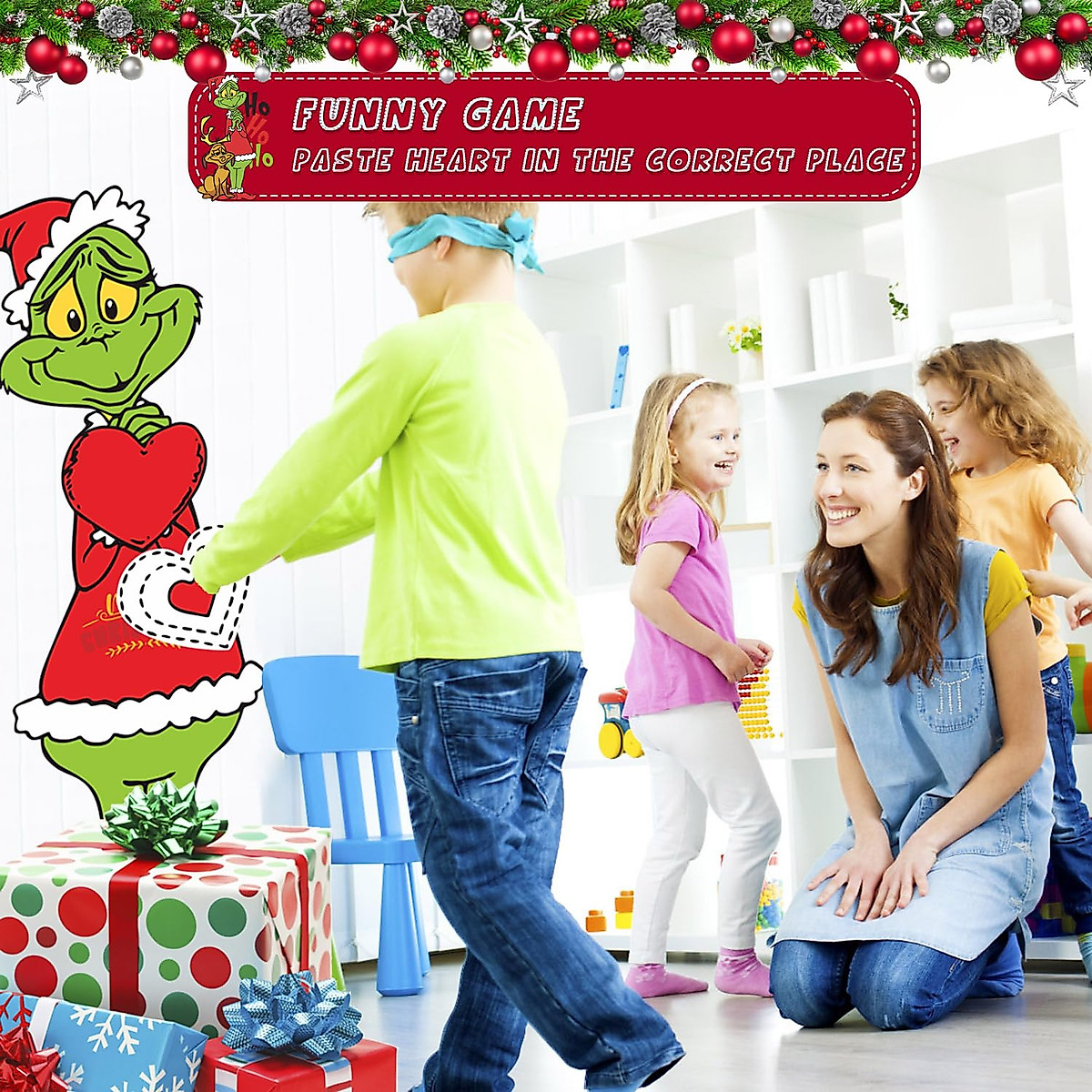 Large Funny Christmas Decorations, Christmas Classic Cardboard Cutouts for Xmas Wall Door Tree Porch Window Decor (Style1)