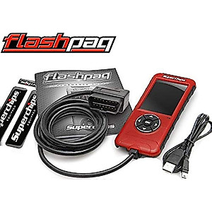 SUPERCHIPS FLASHCAL F5 IN-CAB TUNER,2.8" COLOR SCREEN,COMPATIBLE WITH 1999-2019 FORD DIESEL & GASOLINE ENGINES