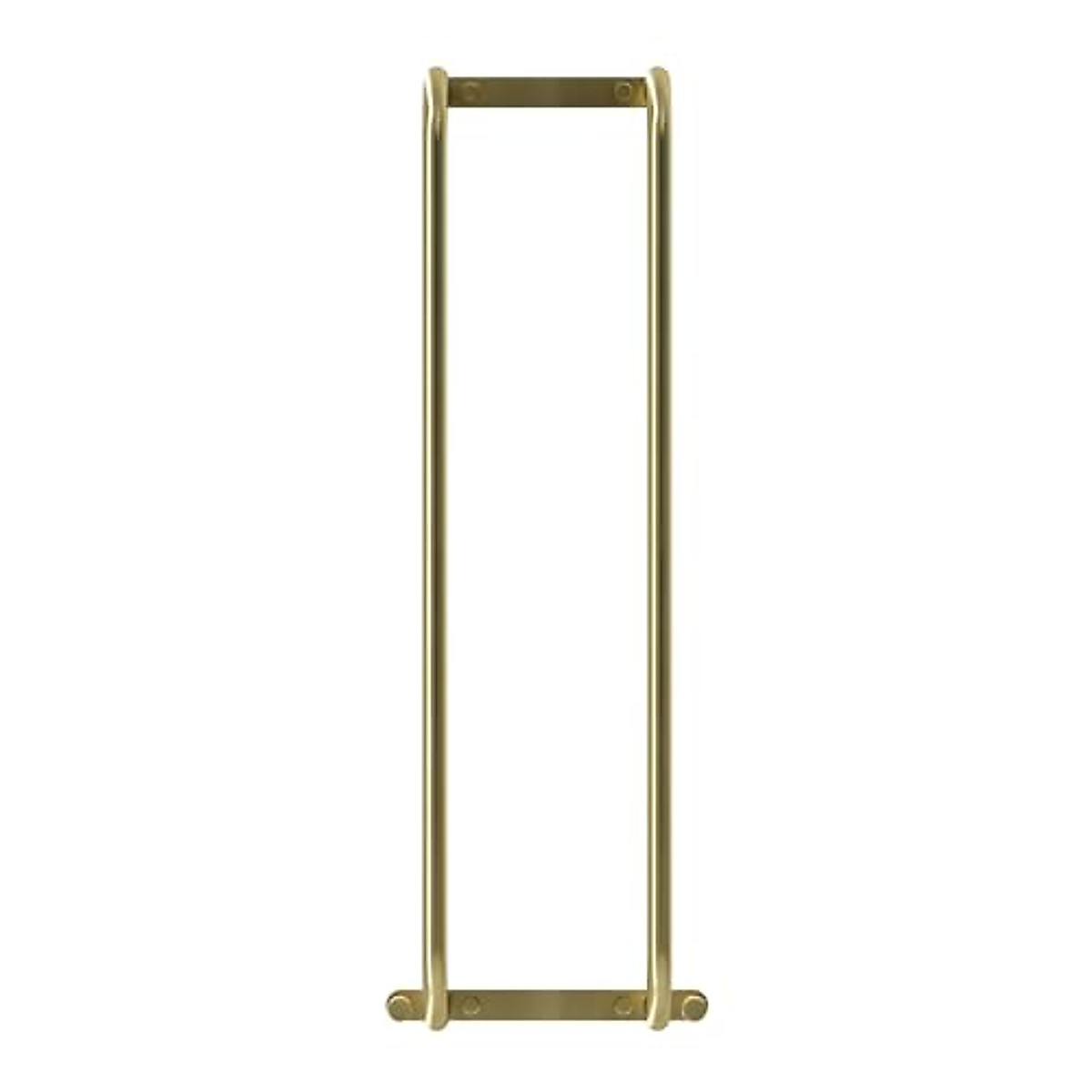 Danpoo Towel Racks for Bathroom Wall Mounted, Towel Storage Organizer, Stainless Steel Bath Towels Holder for Rolled Towels, with 2 Hooks, Brushed Gold