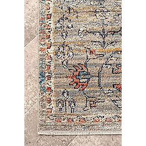 NuLOOM Marley Traditional Medallion Fringe Area Rug, 9' x 12', Beige