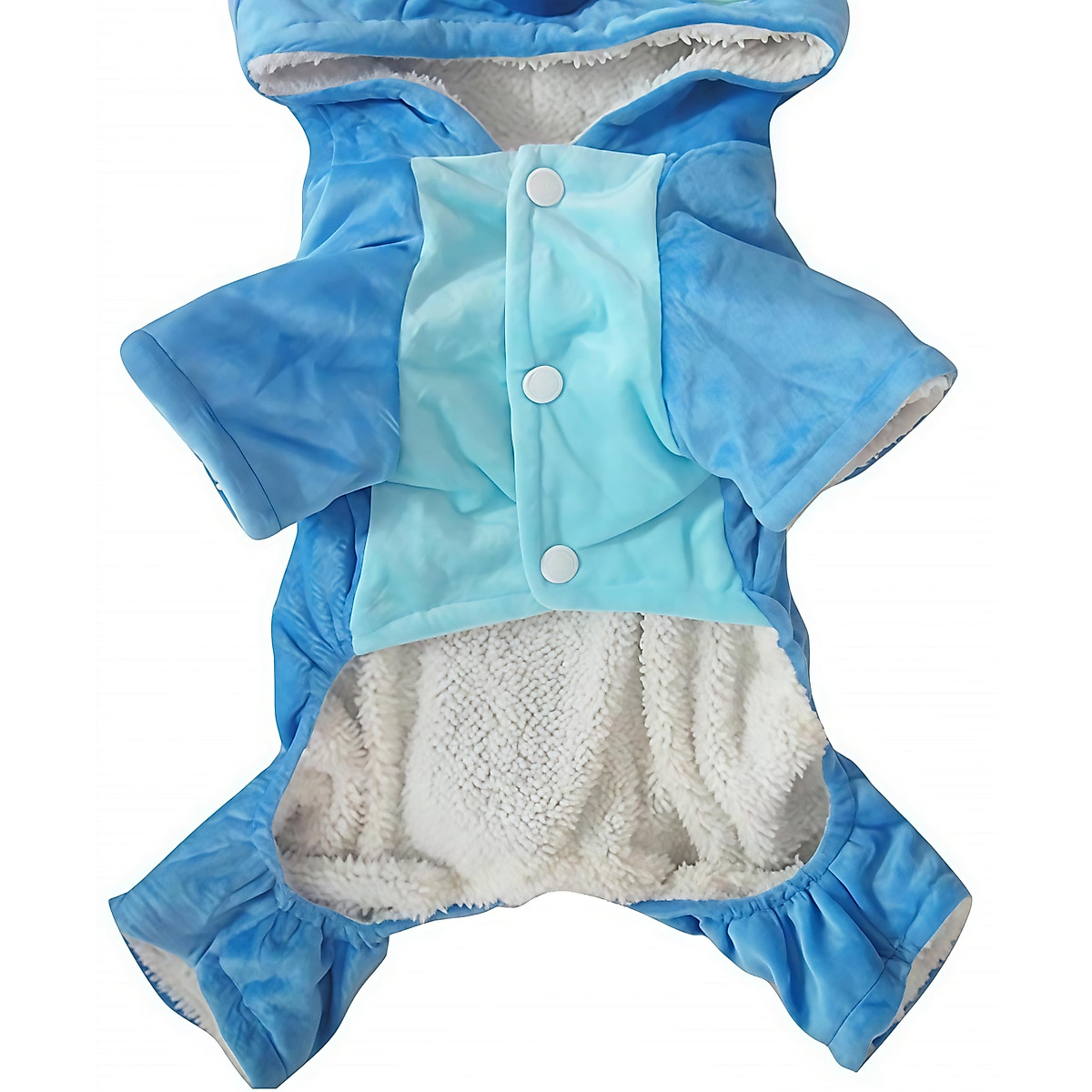 Nekewe Pet Costume Dog Hoodies Pet Xmas Pajamas Outfit, Pet Coat for Small Medium Large Dogs Cats Winter Cartoon Coat for Party Halloween Christmas