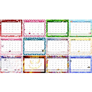 2023-2024 Calendar 16 Months Student Calendar/Planner for 3-Ring Binder, Desk, or Wall -v029