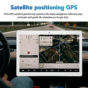 fannay Tablet PC, 10.1 Inch Tablet 8MP 20MP Cameras 12GB RAM 256GB ROM 100-240V 1920x1200 IPS for Learning (US Plug)