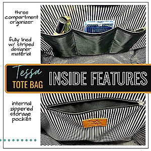 Brooke & Jess Designs Cat Mom Tote Bag - Cat Lover Gifts for Women - Perfect Crazy Cat Themed Items - Present for Christmas, Birthday, Mother's Day - Fun Things to Gift for Cats Owners