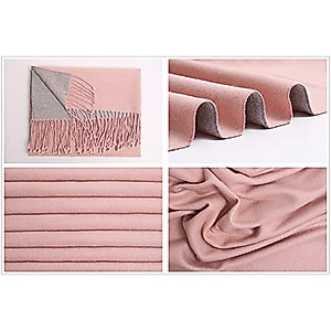 RIIQIICHY Pashmina Shawls and Wraps for Evening Dresses Scarfs for Women Fall Winter Travel Blanket Scarf Large Warm Scarves