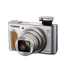 Canon PowerShot SX740 HS 1/2.3" Compact Camera 20.3 MP, Silver (International Model)