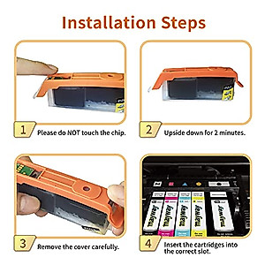 Mayway C a k E Ink Cartridges 280XXL 281XXL 280 281 XXL PGI CLI, Work with PIXMA TS8220 TR8520 TS6220 TS6120 TR7520 TS9120 TS8120 TS9521 TS9520 TS9521c TS6320 Printer (5 Pack, B/BK/C/M/Y)